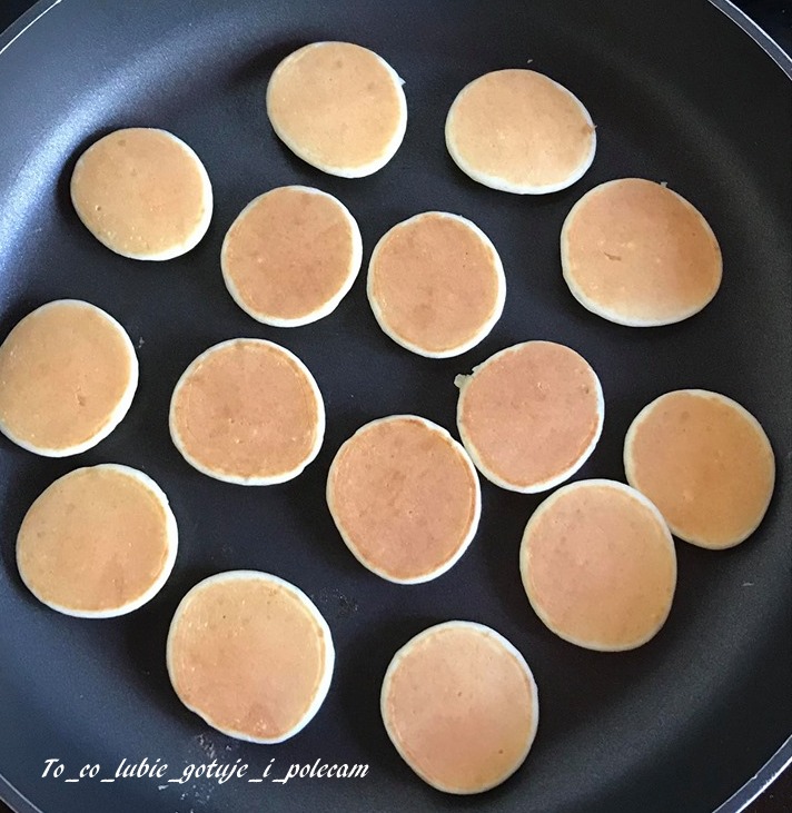 Mini pankejki (pancakes). - To co lubię gotuję